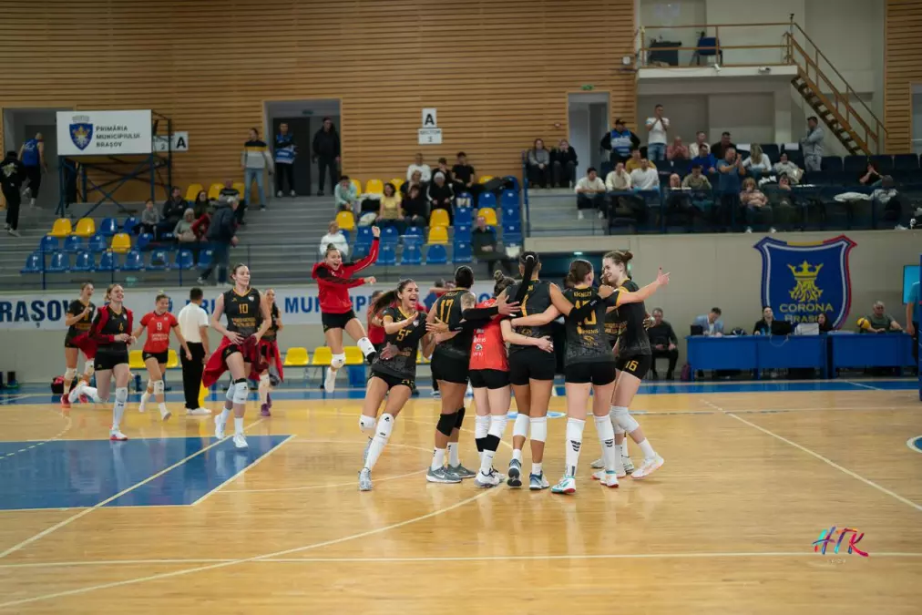 Corona Brașov – Volei Alba Blaj 2-3, în derby-ul Diviziei A1! Campioana ...