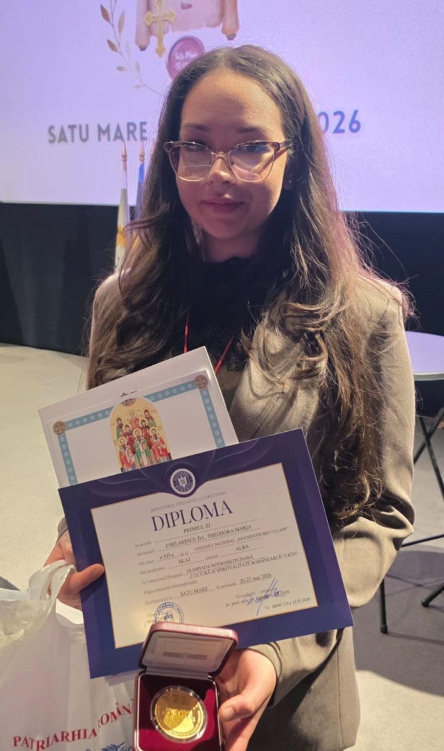 FOTO | Theodora Chelarescu, elevă a Colegiului Național „IMC” Blaj ...